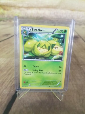 Swadloon Hp 70 Grass #11/113 Pokemon 2013 Card | eBay