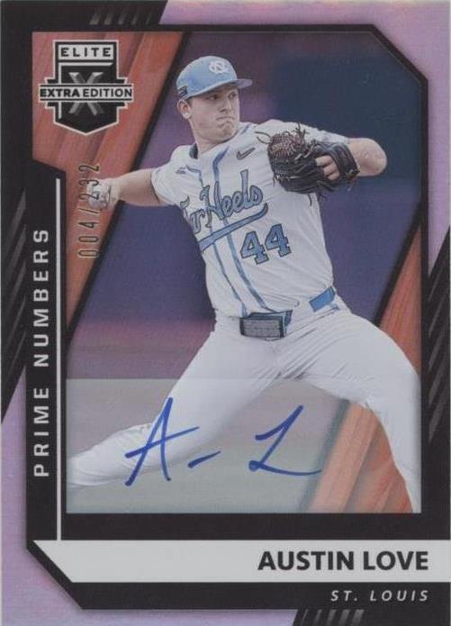 2021 Panini Elite Extra Edition - Austin Love #90 Prime Numbers a ...