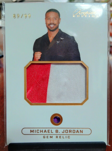 2024 KEEPSAKE EDITION AUTHENTIC MICHAEL B JORDAN GEMSTONE RELIC SP#/99 ...
