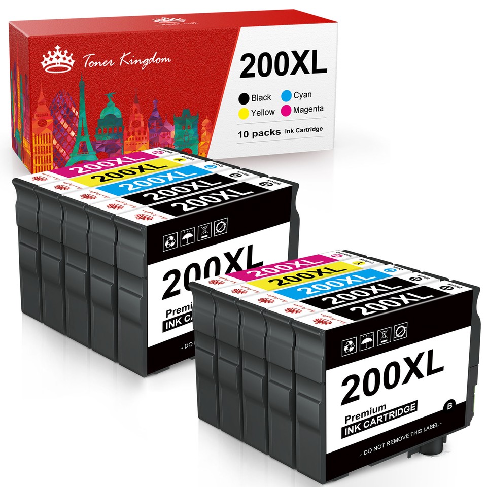 200XL T200XL Ink Cartridge for Epson XP-400 XP-200 XP-310 WF-2530 WF ...