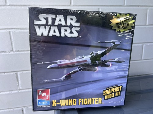 Vintage Star Wars AMT ERTL X-Wing Fighter Snapfast Model Kit - Factory ...