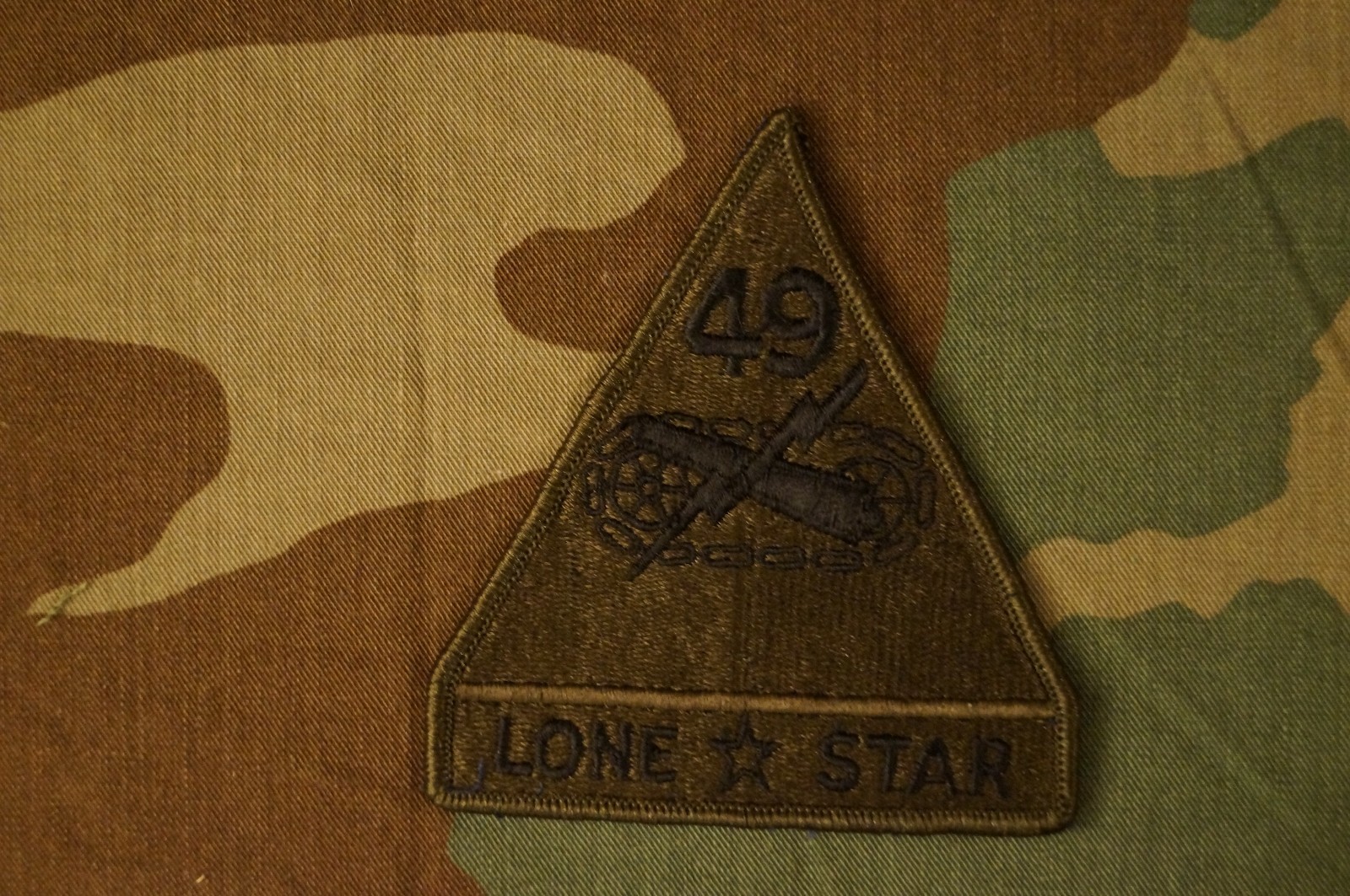 Authentic US Army 49th Armored Division Lone Star Subdued BDU Military ...