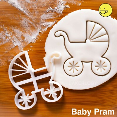 Baby Pram cookie cutter | stroller buggy baby shower birthday party ...