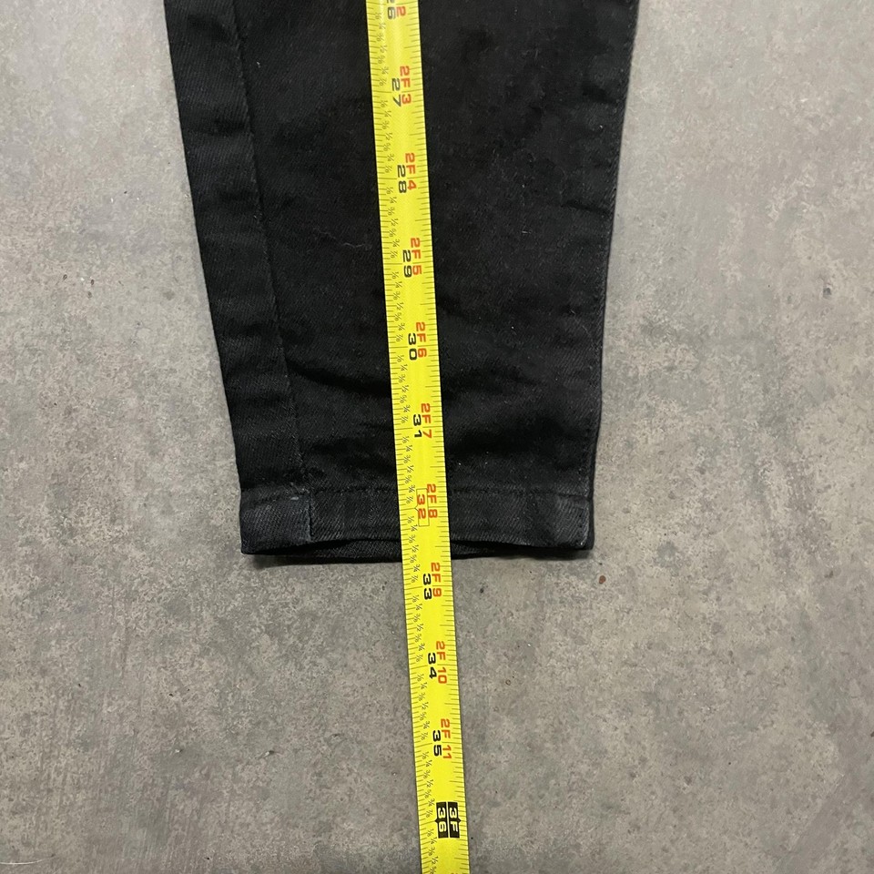 Levis Jeans Mens 30x30 Black Skinny Tapered 5 Pocket Red Tab Mid Rise ...