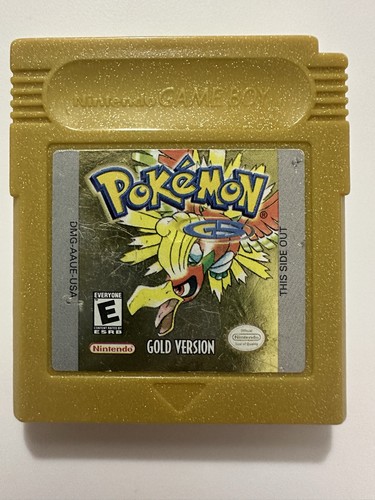 Pokémon: Gold Version (Nintendo Game Boy Color, 2000) - Authentic (#3 ...