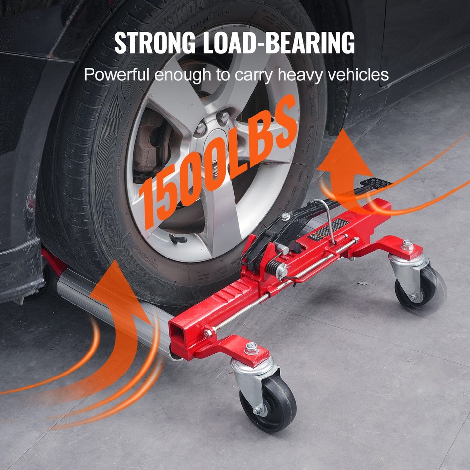 VEVOR Truck Car Wheel Moving Dolly 1500lbs Ratchet Type Auto Tire Lift ...