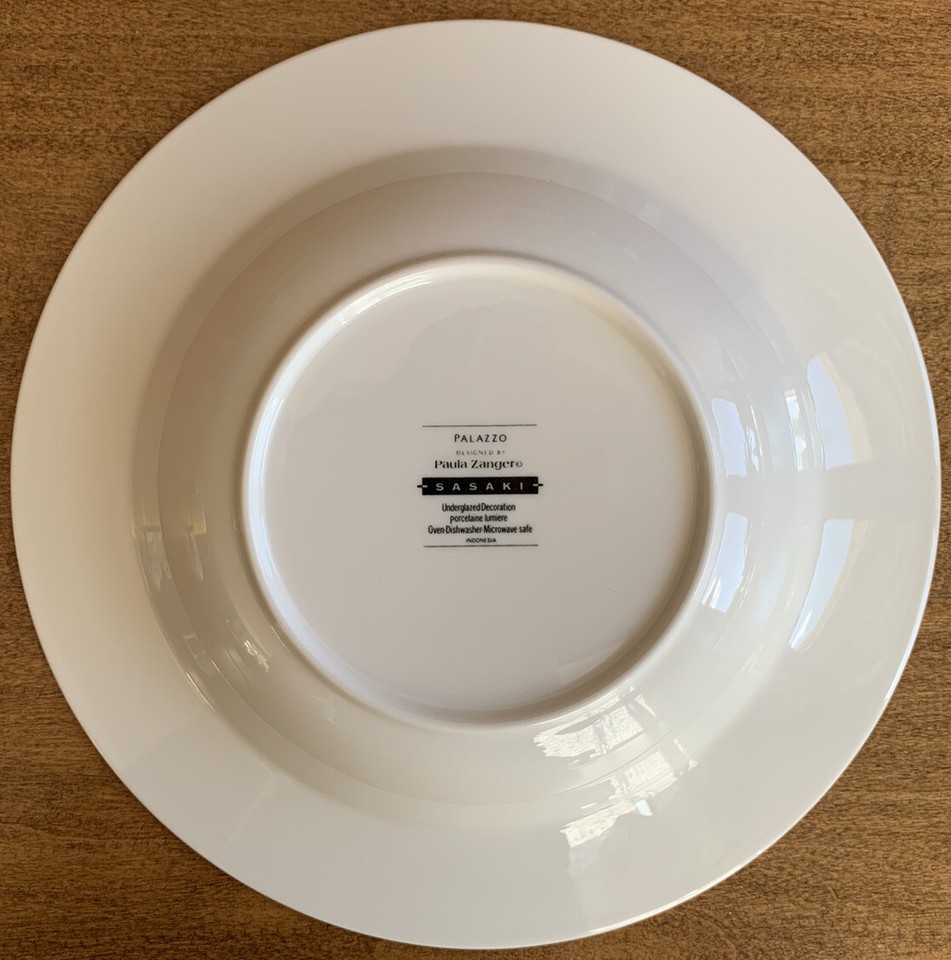 SASAKI PALAZZO Rimmed Soup Bowl Designed By Paula Zanger | eBay
