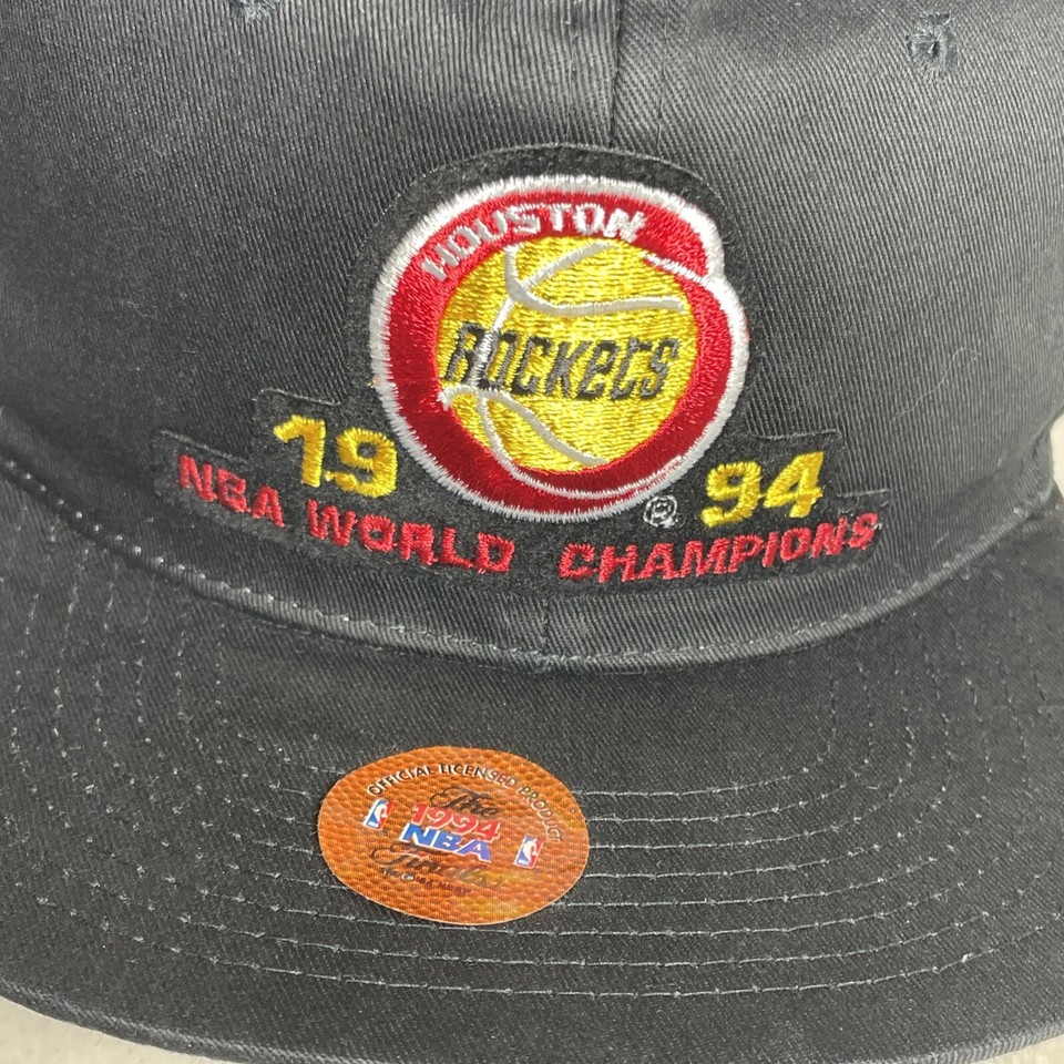 VINTAGE Houston Rockets Hat Cap Snapback 1994 NBA World Champions 90s ...