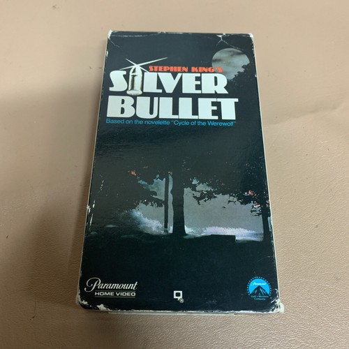 Silver Bullet VHS 1986 Stephen King Gary Busey, Corey Haim Werewolf 80s ...