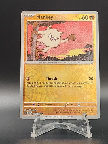Pokemon TCG 151 Mankey 56/165 Reverse Holo | eBay