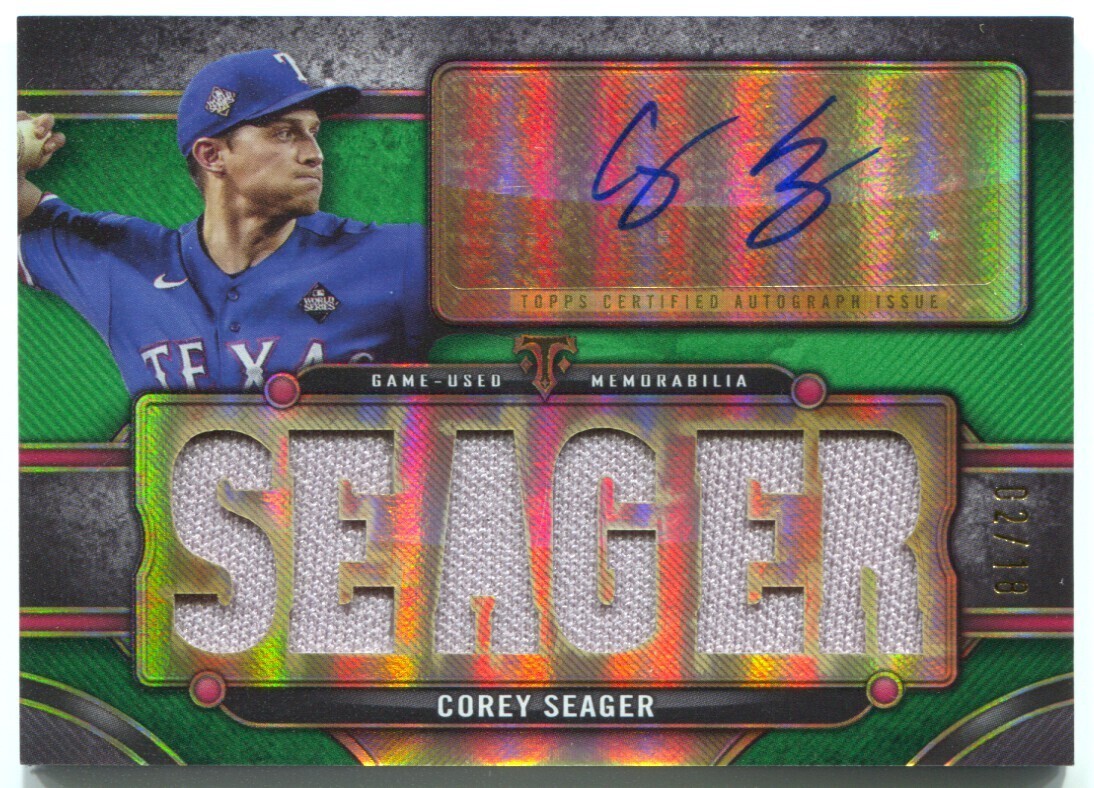 Hottest Corey Seager Baseball Cards on eBay