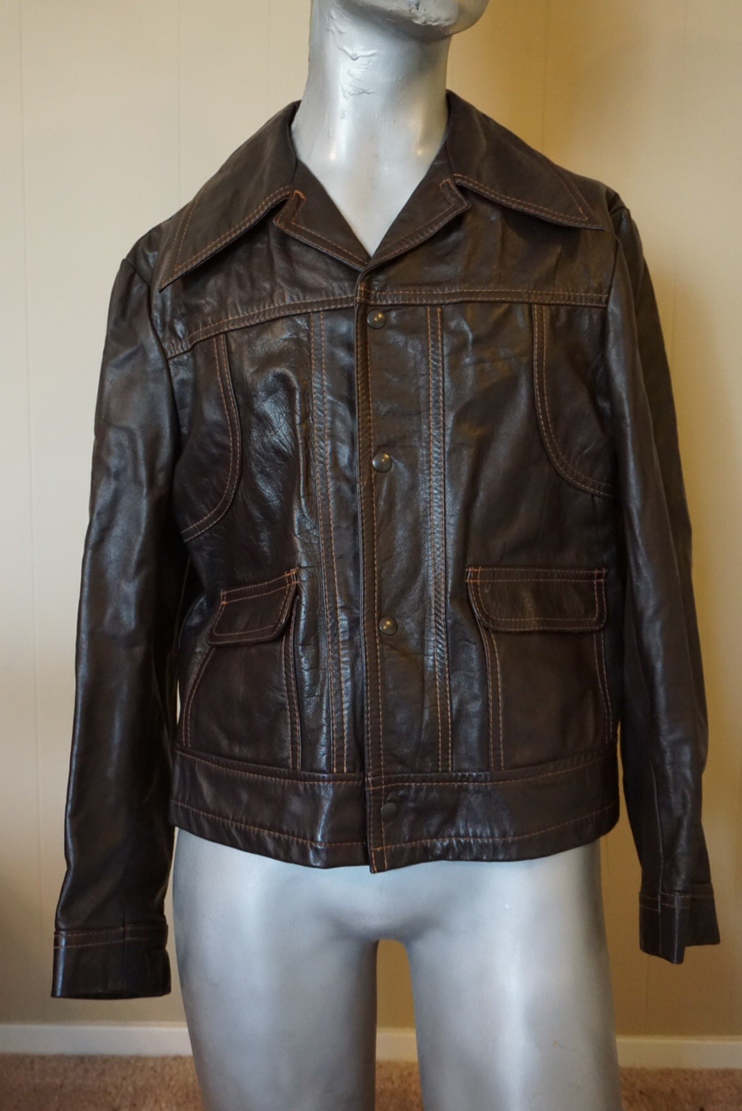 Vintage Wilsons Leather Jacket House Of Suede Wilshire Blvd Beverly ...