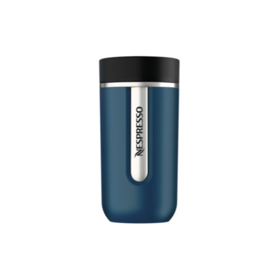 NESPRESSO - TRAVEL MUG - Deep Blue - Medium 400ml / 13.52oz (NIB) | eBay