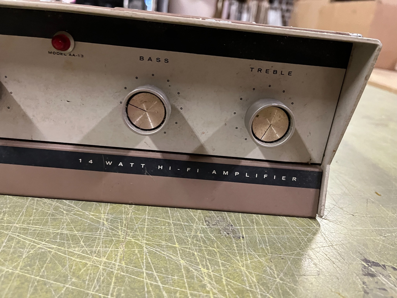 Heathkit AA-13 Tube Amplifier Mono Hi-Fi Guitar 7591 Vintage Amp Hand ...