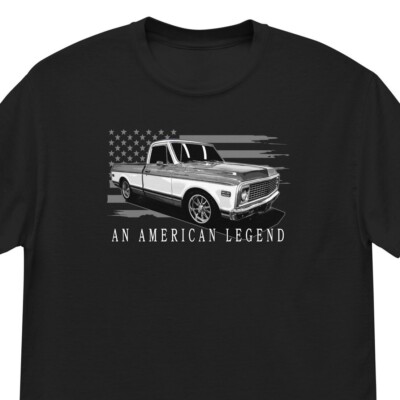 C10 Pickup Truck T-Shirt Apparel for Chevy C10 Car Enthusiasts Tee ...