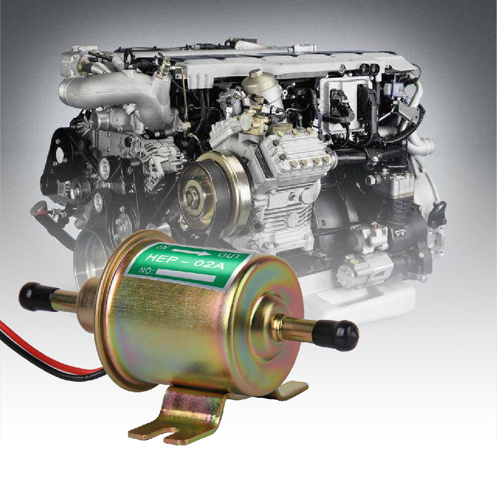 Universal 12V Electric Inline Fuel Pump For Lawn Mowers Small Engine ...