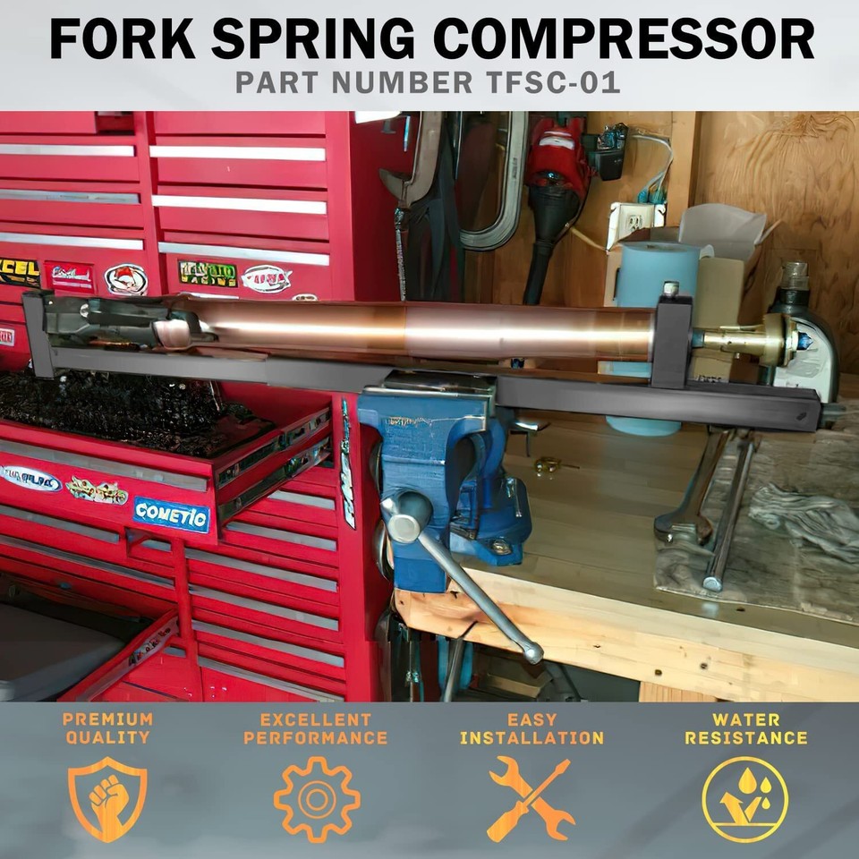 TFSC 01 Fork Spring Compressor Tool for Most Sport Bikes Road Racers ...