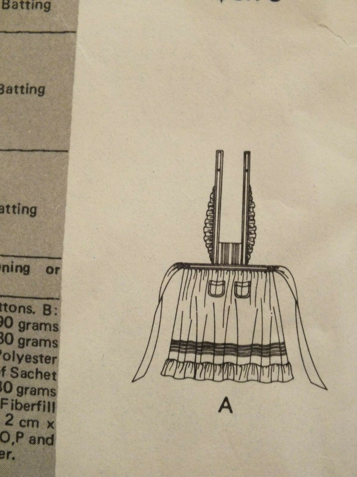 Vintage 70s Vogue 1753 Victorian Apron and Gift Items Pattern Uncut for ...