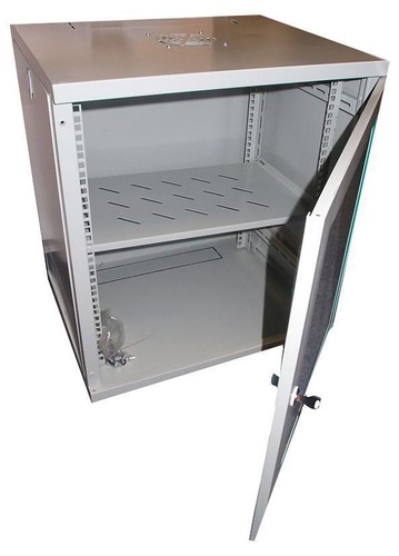 Lms Data 19" Wall Mounted 15u Steel Cabinet In Grey 550x550x720mm ...