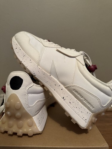 Size 9.5 - New Balance ColorsxStudios x 327 Snow White Rumba Red | eBay