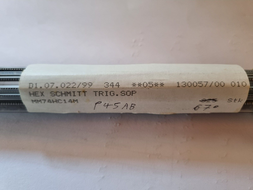 670 Pcs - MM74HC14M - P45AB - Hex Schmitt inverter - CASE: SO14 | eBay