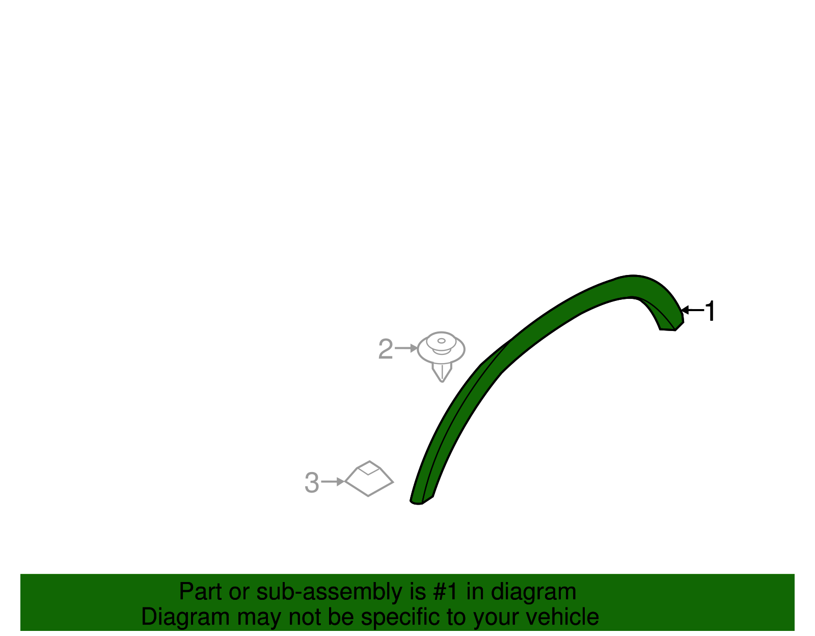 BMW OEM 11-15 X3 Exterior-rear Left Wheel Flare 51777210083 for sale ...