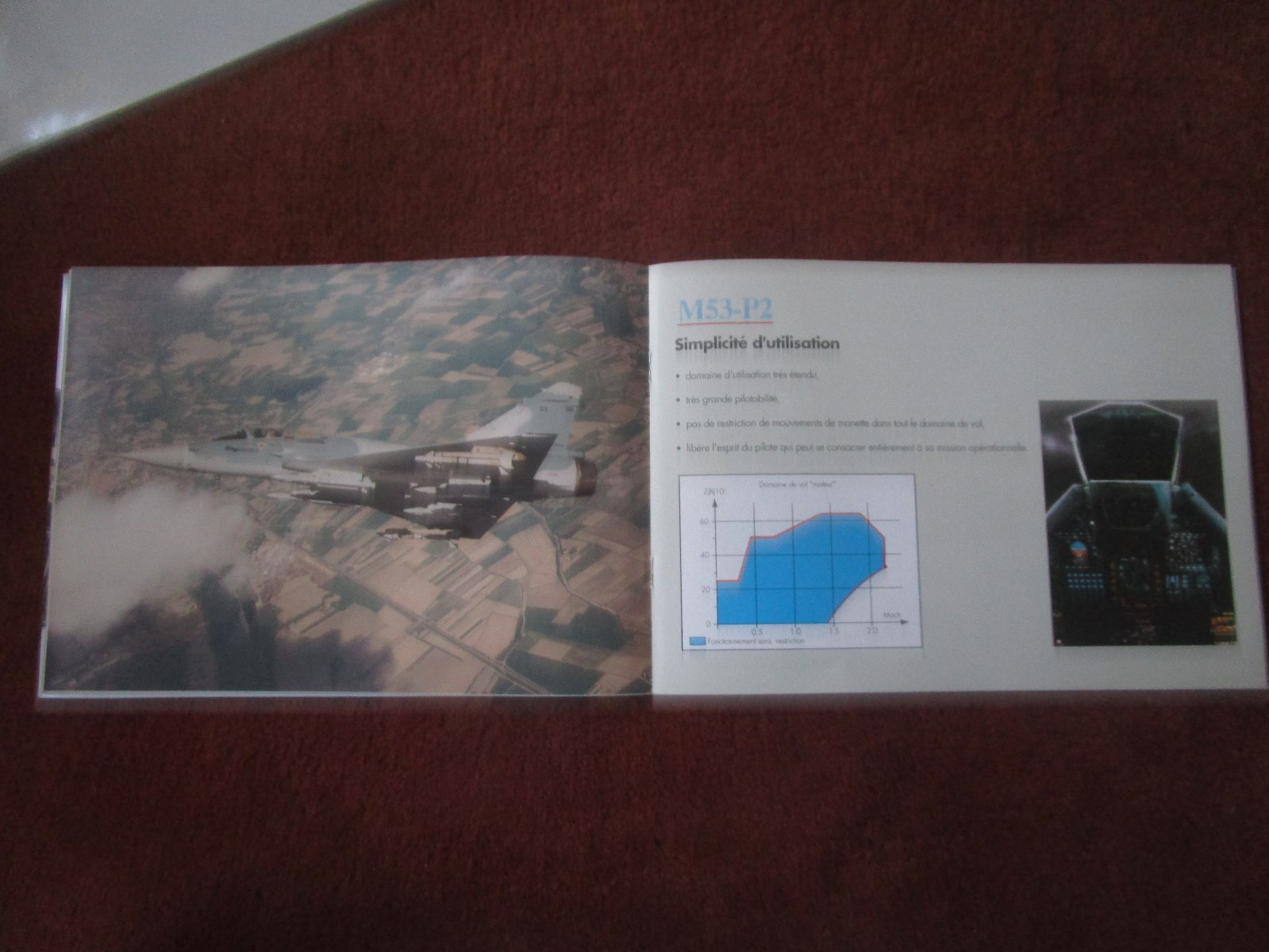 4/1992 PLAQUETTE SNECMA M53-P2 ENGINE MOTEUR DASSAULT MIRAGE 2000 ARMEE ...