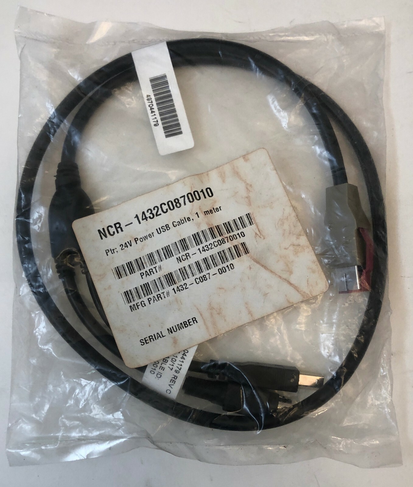 NCR 1432-C087-0010 1M USB Power and Data Cable 24V BRAND NEW | eBay