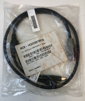 NCR 1432-C087-0010 1M USB Power and Data Cable 24V BRAND NEW | eBay