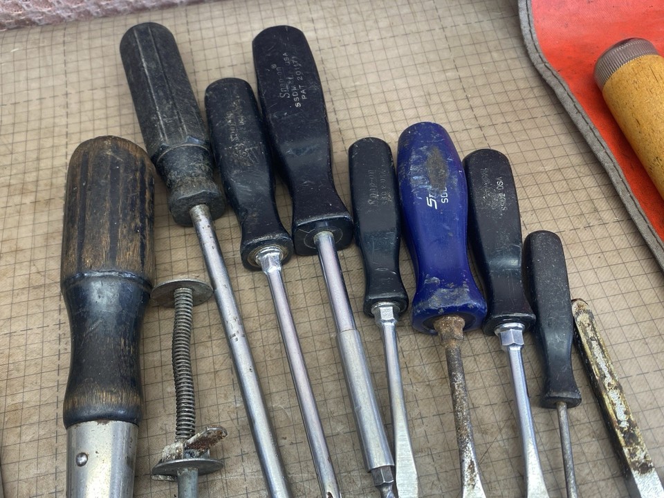 Snap On Blue Point BROKEN RUSTY TOOLS for PARTS Pliers Screwdrivers Bar ...