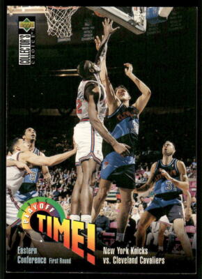 1995-96 Collector's Choice #352 New York Knicks vs. Cleveland Cavaliers ...