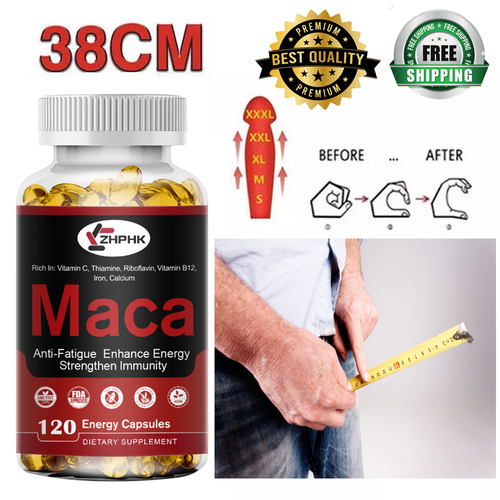Male Enhancing Libido 120 Capsules - Maca Root,Massive Girth Enlargement Support | eBay