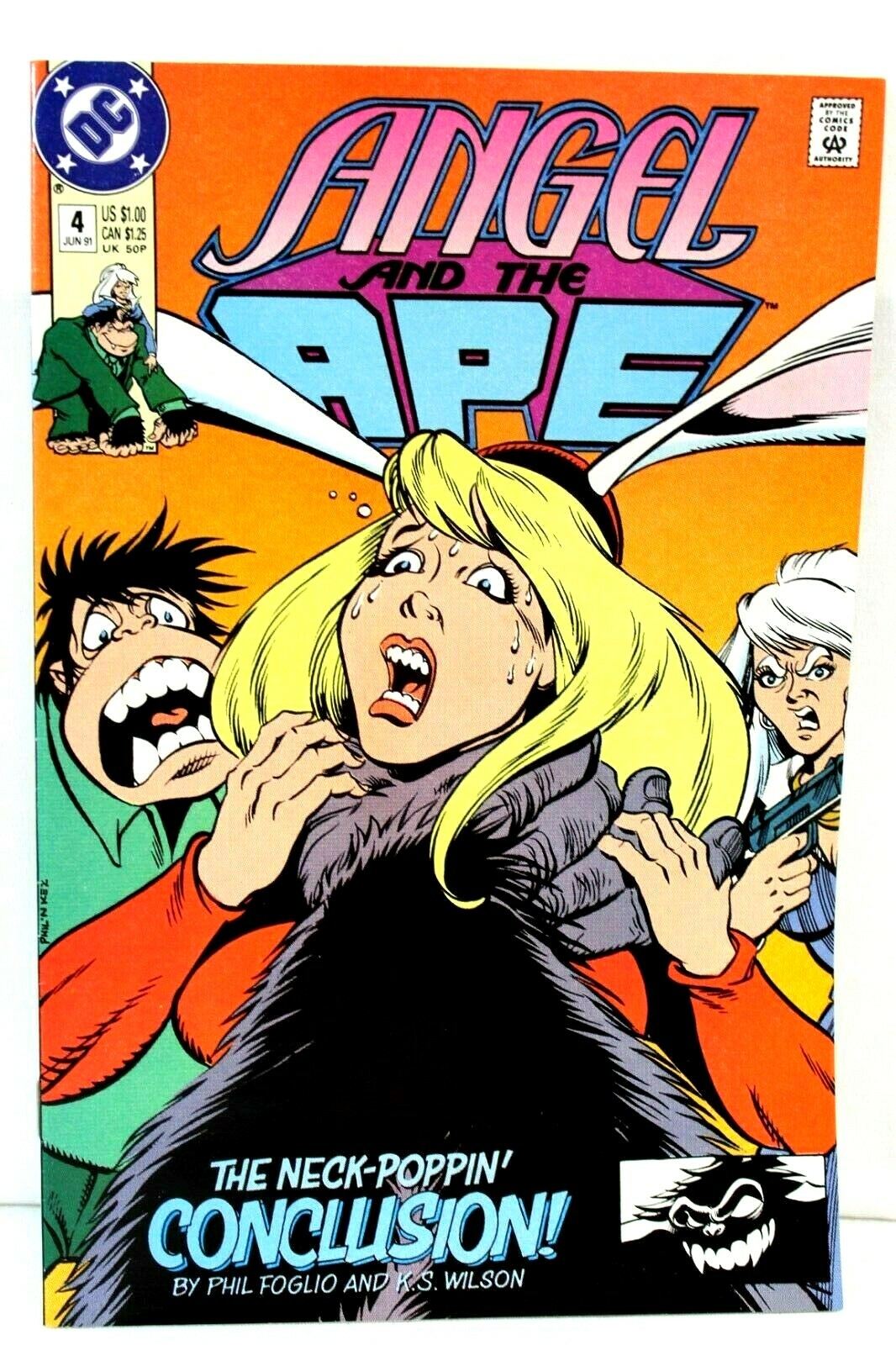 Angel and the Ape #4 of 4 Phil Foglio 1991 Comic DC Comics F- | eBay