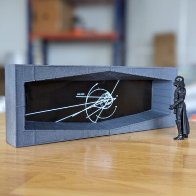 Death Star Overbridge Display for 3.75in (1:18) Figure Diorama | eBay