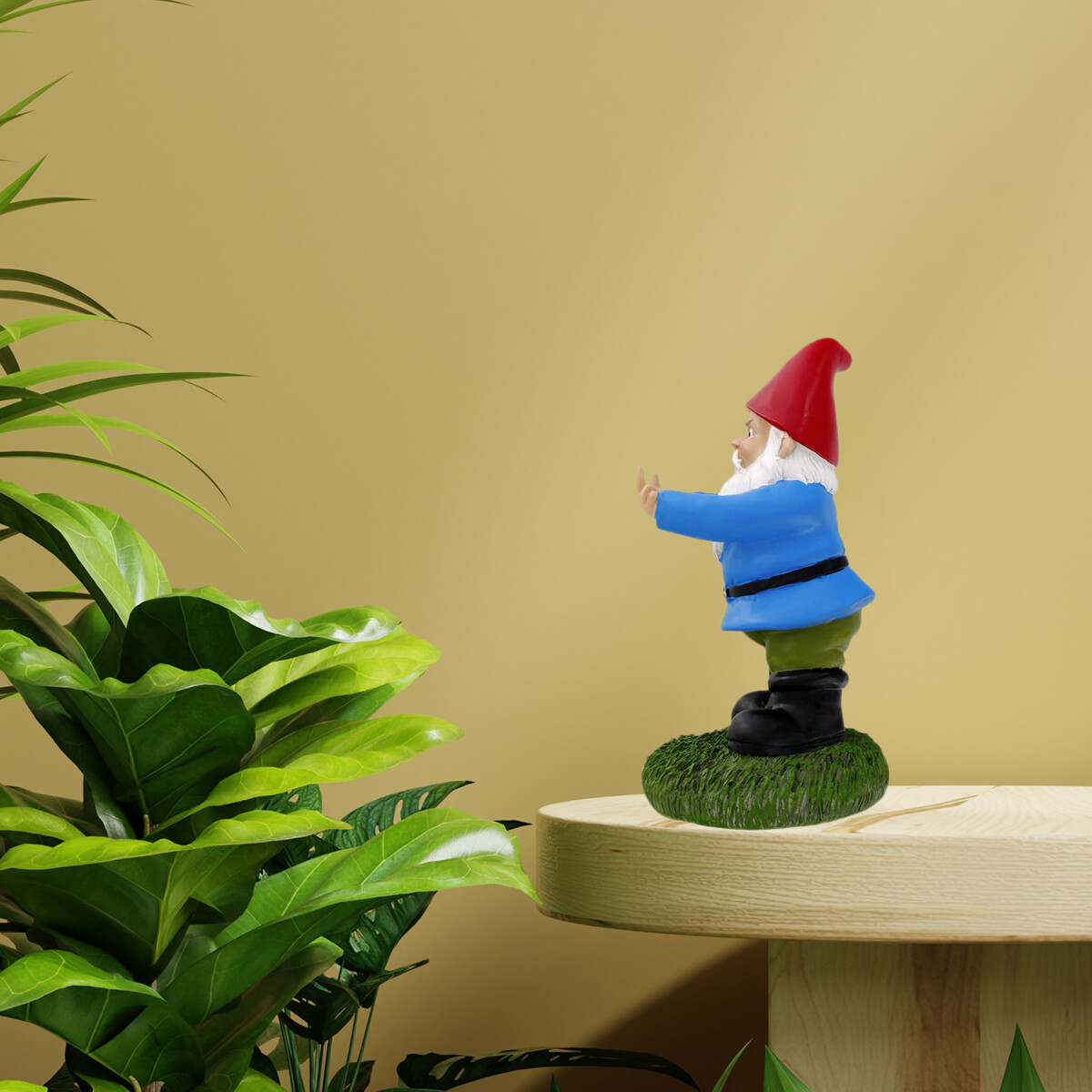 Garden Gnome Middle Finger Both Hands Statue Ornaments Gifts Creative ...