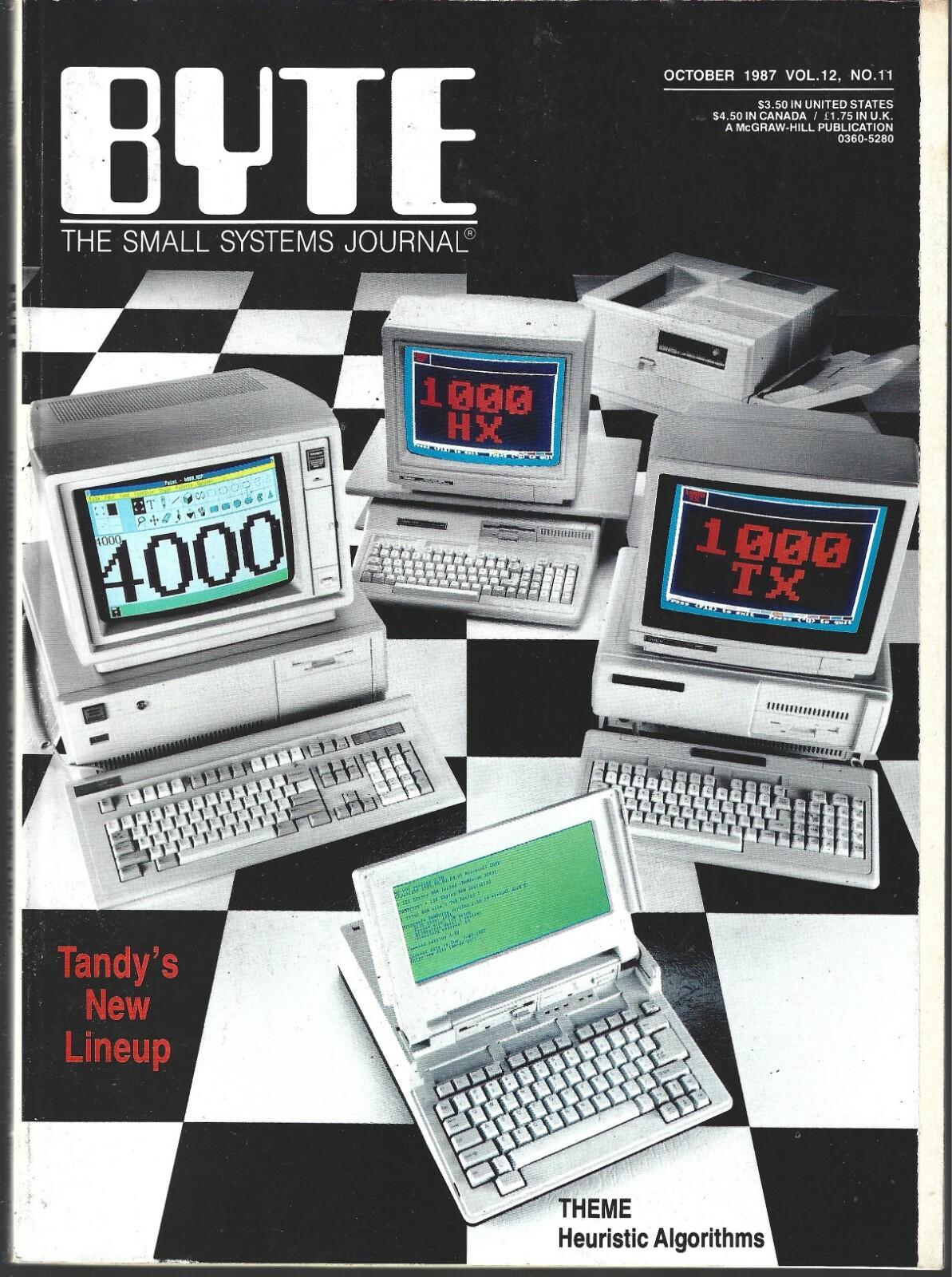 BYTE THE SMALL SYSTEMS JOURNAL MAGAZINE OCTOBER 1987 VOL. 12 NO. 11 (FN ...