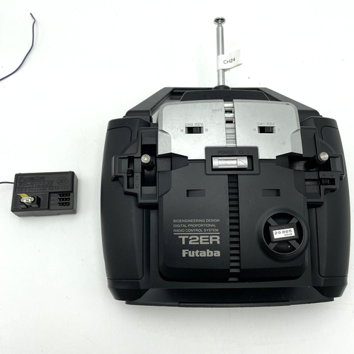 Vintage Futaba T2ER Crystal Radio Transmitter Receiver RC Car Boat ...