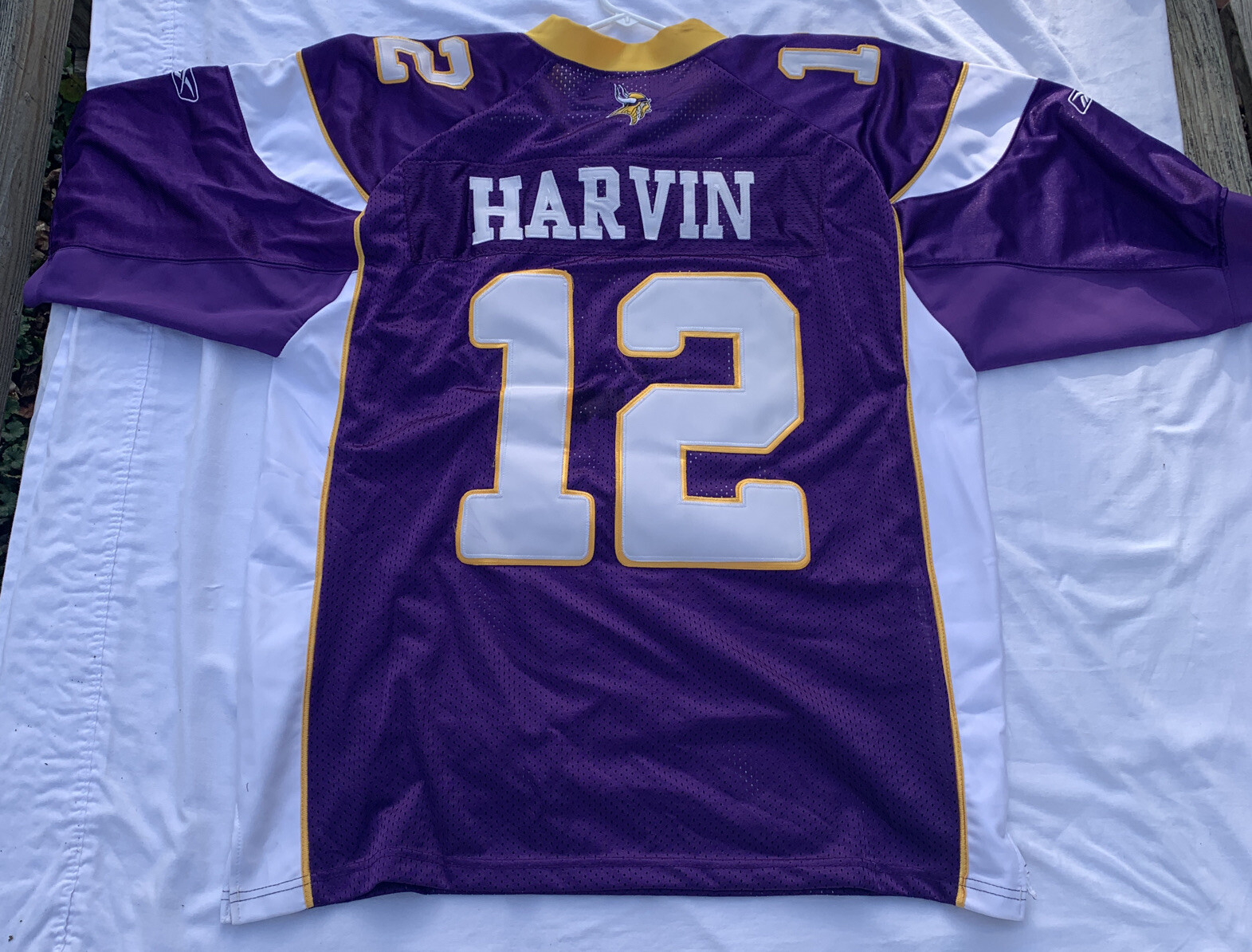 Minnesota Vikings PERCY HARVIN #12 Jersey Men's Sz 52 NFL Sewn Reebok ...
