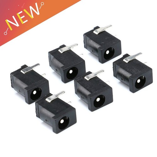 20Pcs DC-002 1A 30V Black DC Power Jack Socket Connector DC002 3.5*1 ...