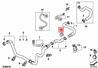 Genuine BMW E12 E21 E28 E30 E32 F25 Sealing Blind Plug D=18MM OEM ...
