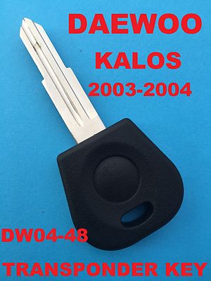 Transponder Car key DAEWOO KALOS Car Key Blank 2003 to 2004 - DW04-48 ...
