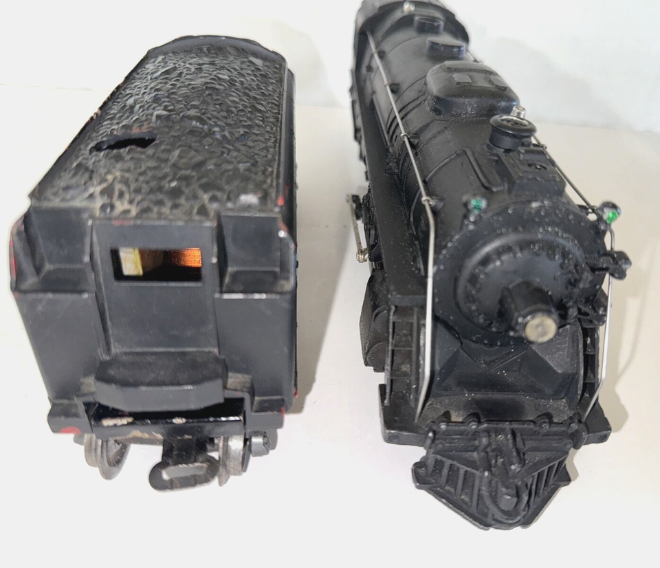 LIONEL POSTWAR O GAUGE 2056 HUDSON STEAM LOCO & 6466WX WHISTLE TENDER ...