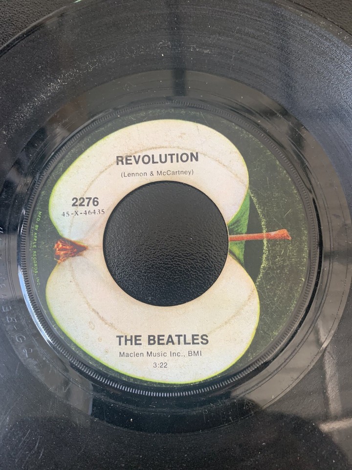Beatles Hey Jude Revolution Apple 2276 45rpm (1968) Ist Pressing No ...