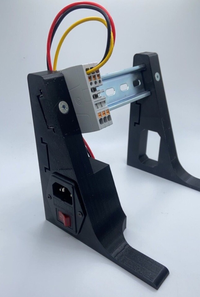 Desktop DIN Rail PLC Trainer / Test Bench Stand, Portable, Learning ...