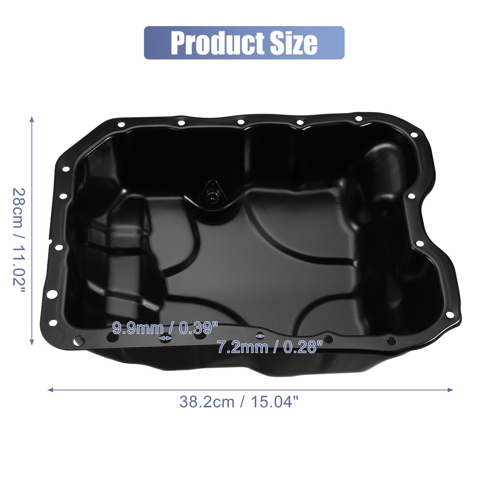 Engine Oil Pan 5047566AA Custom for Chrysler 200 2015-2017 for Fiat ...