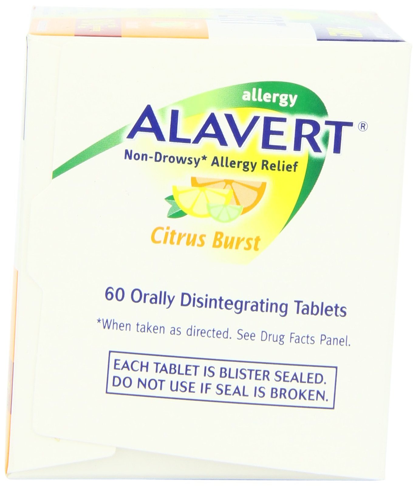 Alavert Allergy 24-Hour Relief Citrust Burst Flavor Orally ...