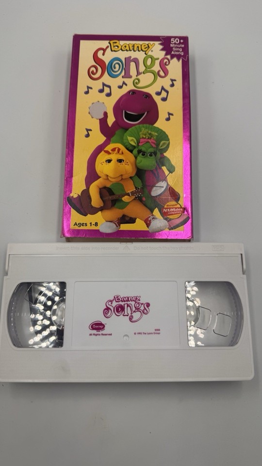Lot Of 3 Barney & Friends VHS Tape Bundle Songs, ABC/123, Riding In ...