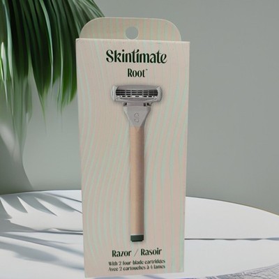 Skintimate Root Razor with 2 Four-Blade Cartridges | Smooth Shaving ...