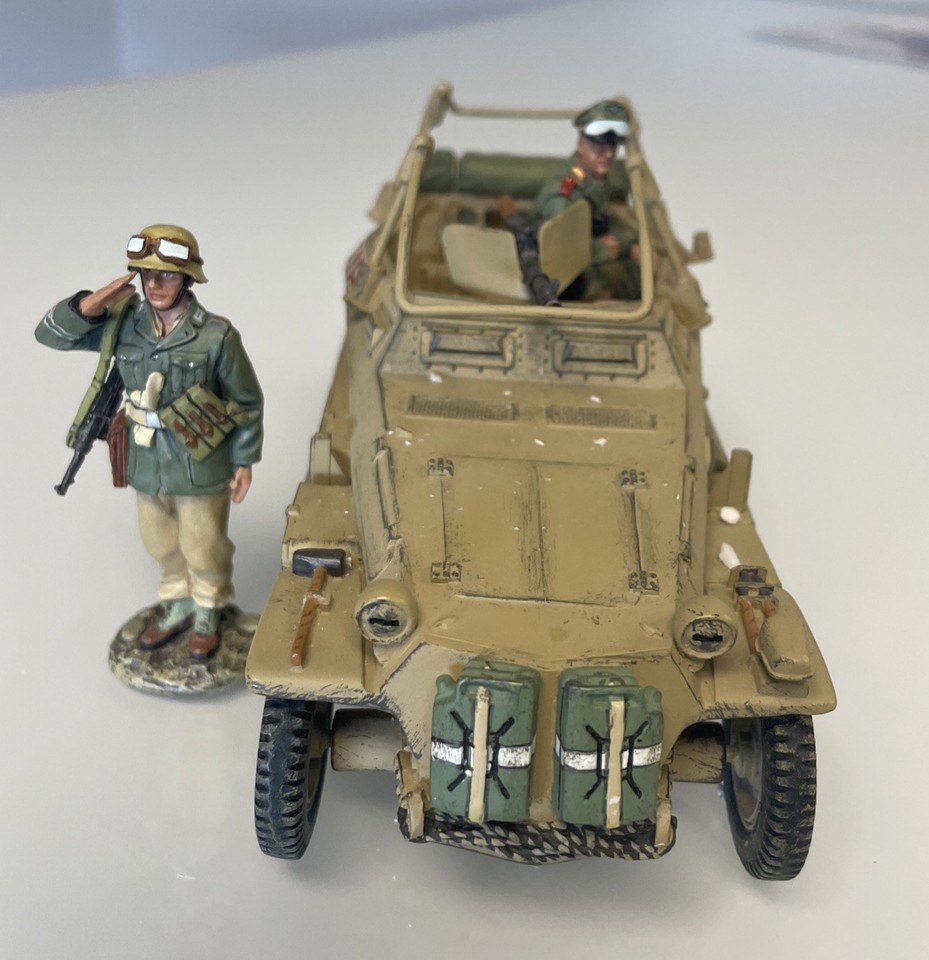King & Country AK029 WW2 Afrika Korps Rommel’s Greif Command Half-Track ...