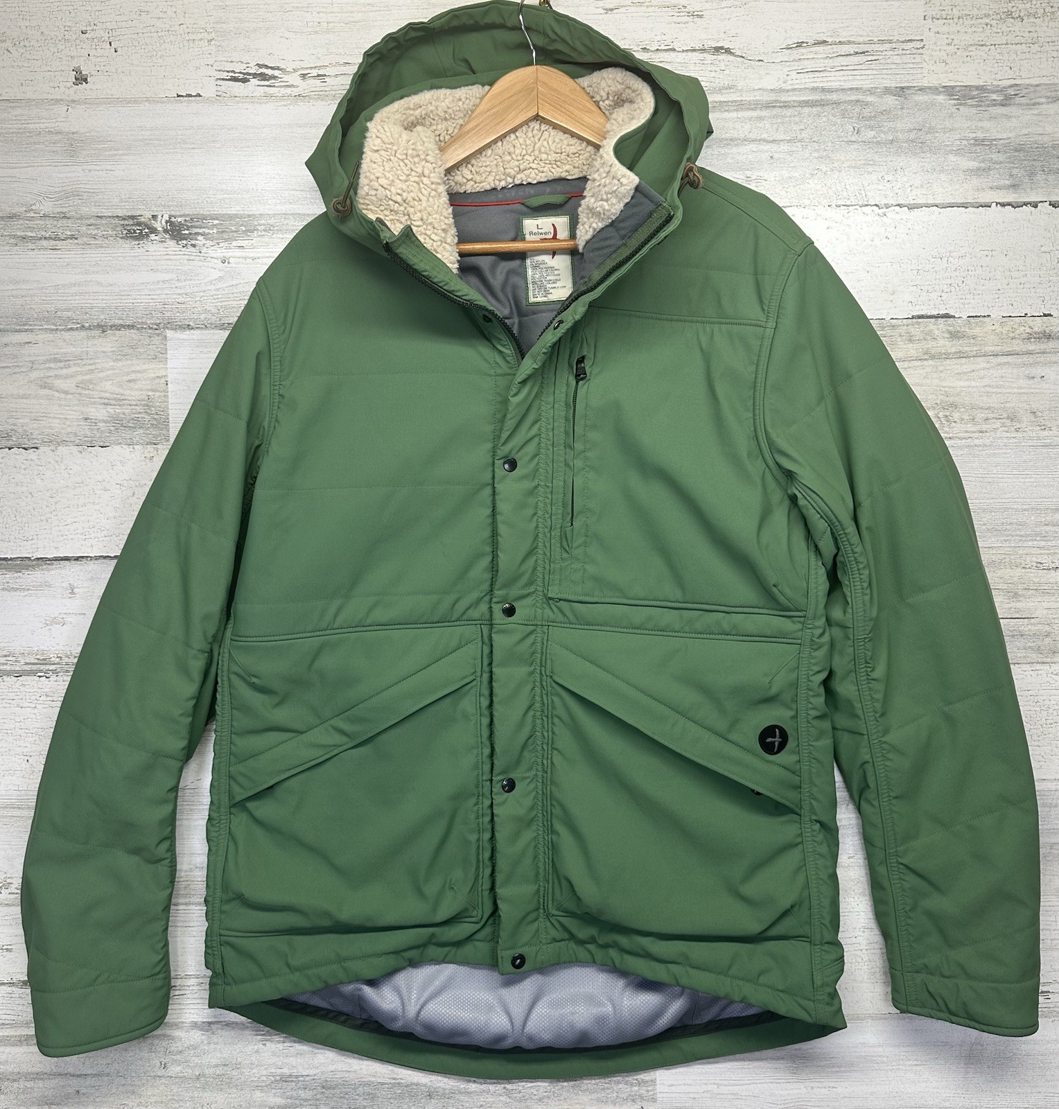 Huckberry Relwen Channel Border Jacket Men’s Size Lar… - Gem